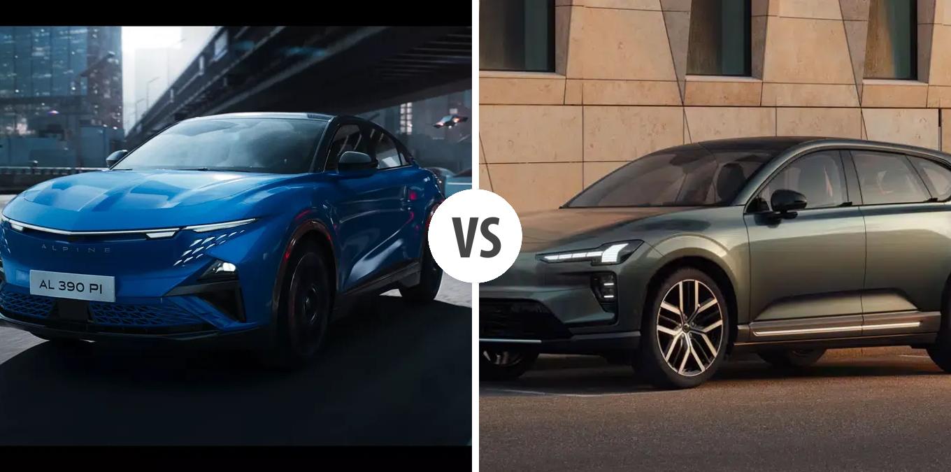 Alpine A390 vs Volvo EX60 comparatif - différences, prix et données ...