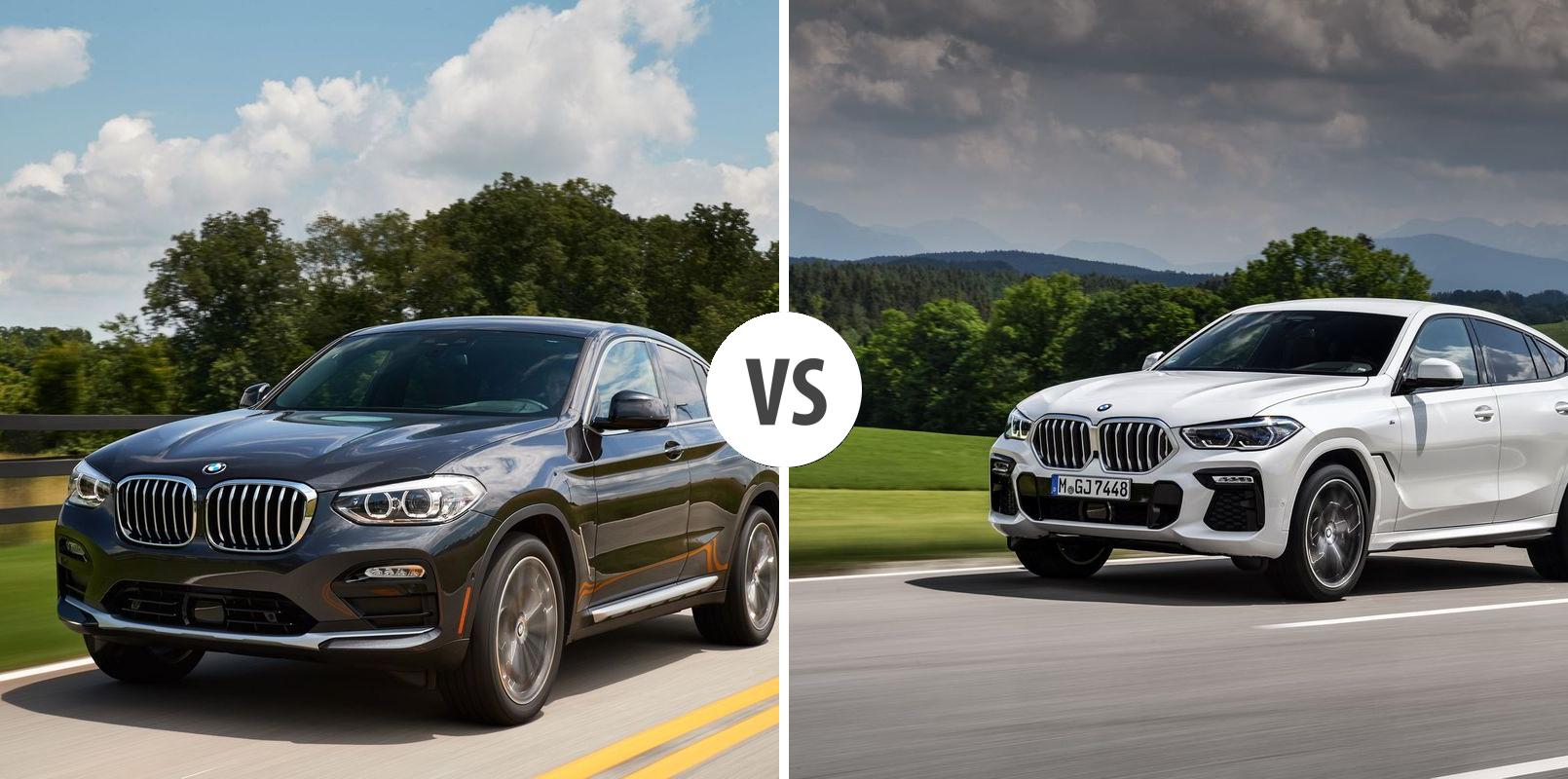 BMW X4 vs BMW X6 – différences et prix comparés