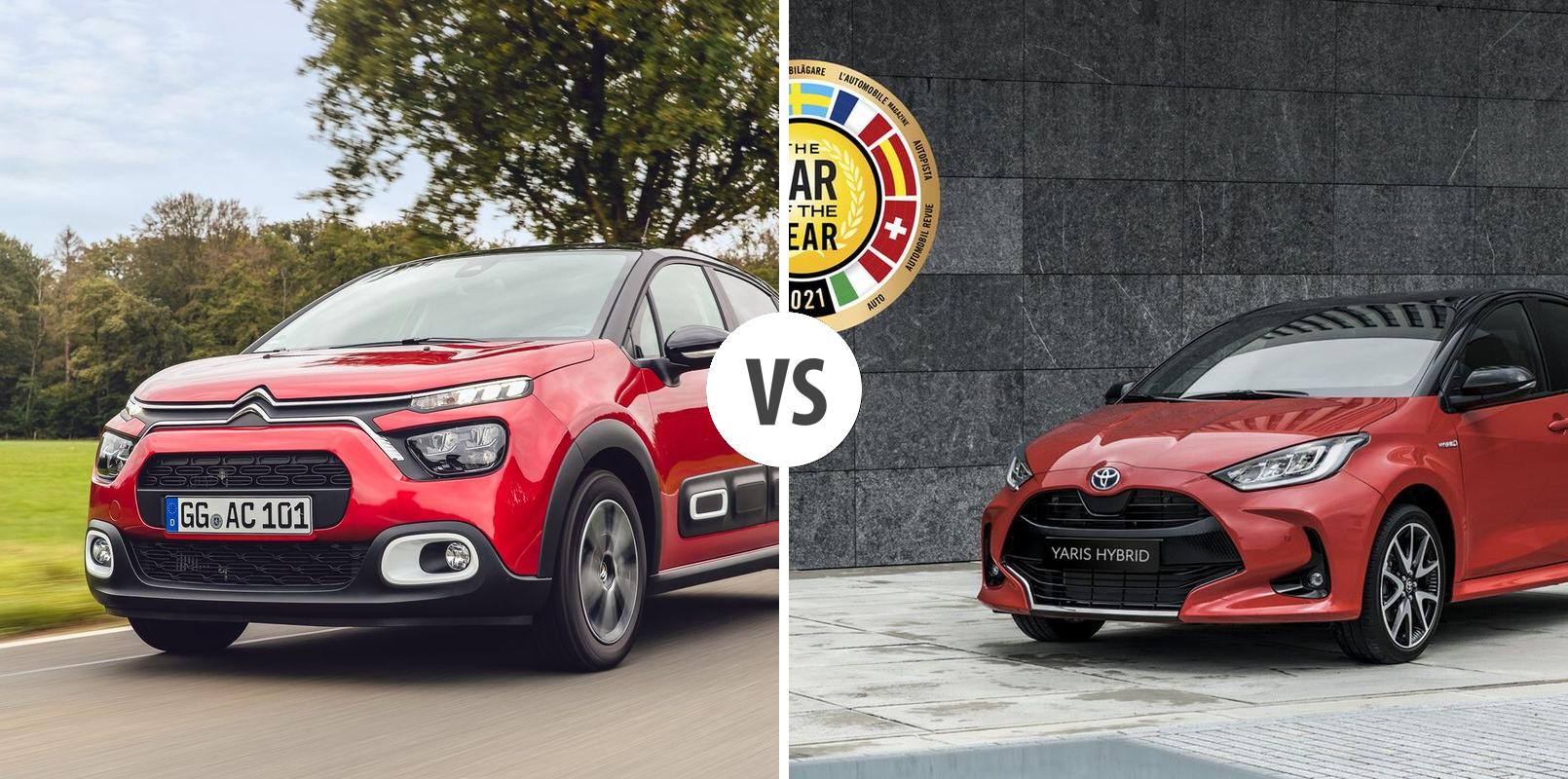 Citroen C3 vs Toyota Yaris comparatif - différences, prix et données ...