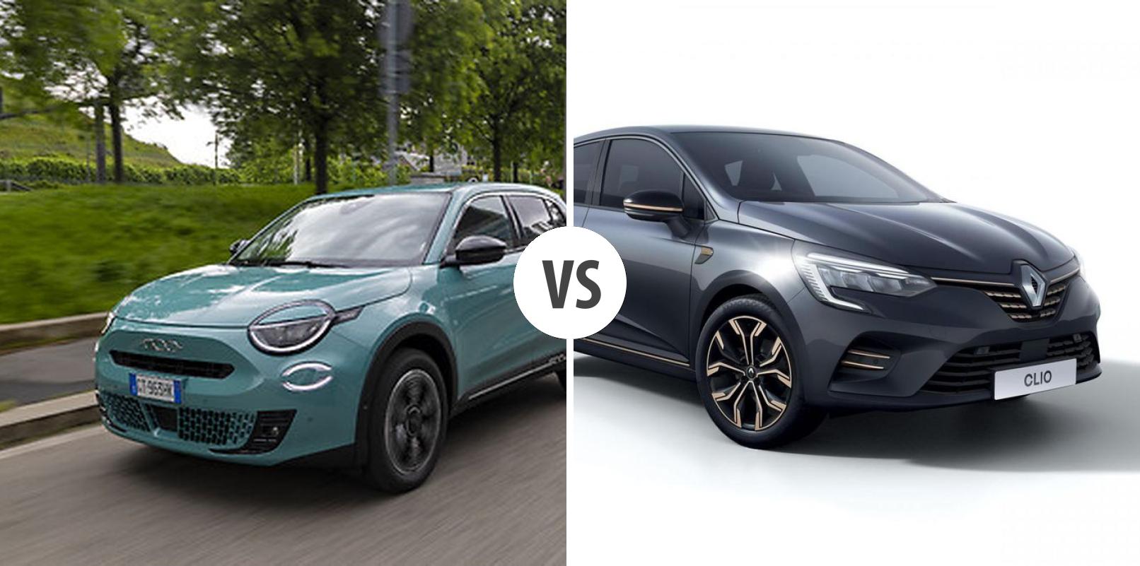 Fiat 600 vs Renault Clio comparatif - différences, prix et données ...