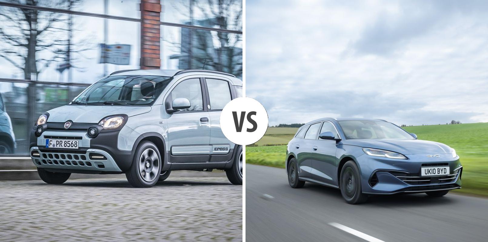 Fiat Panda vs BYD Seal 6 comparatif - différences, prix et données ...