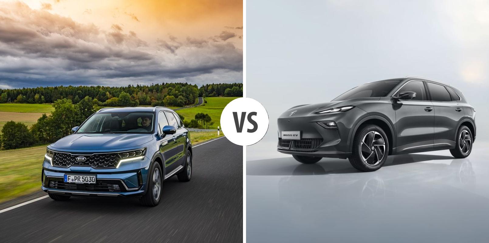 Kia Sorento vs MG MGS5 EV comparatif - différences, prix et données ...