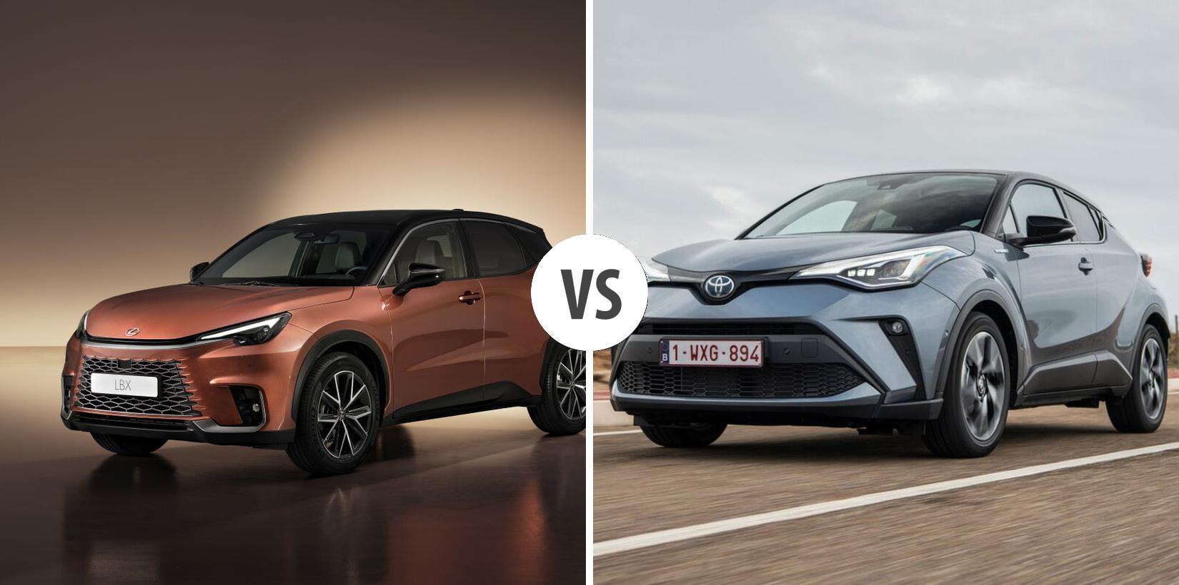 Lexus LBX vs Toyota C-HR – Quelle voiture est la meilleure ? | DriveDuel France