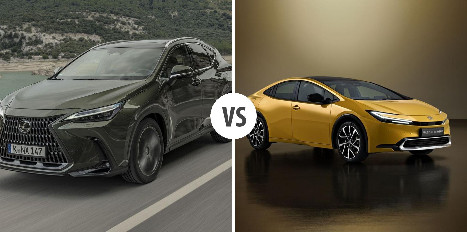 Lexus NX vs Toyota Prius comparatif - différences, prix et données ...