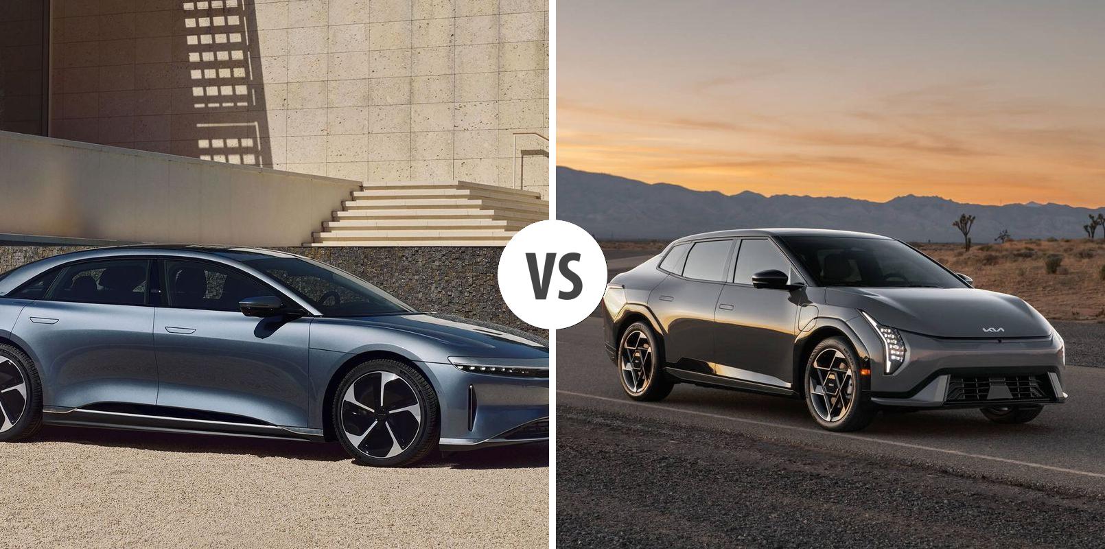 Lucid Air vs Kia EV4 Hatchback comparatif - différences, prix et ...