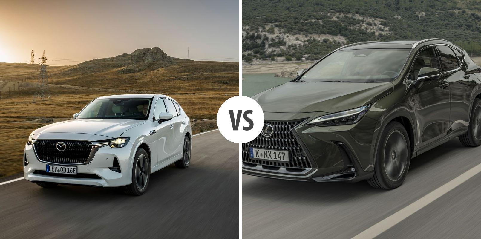 Mazda CX-60 vs Lexus NX comparatif - différences, prix et données ...