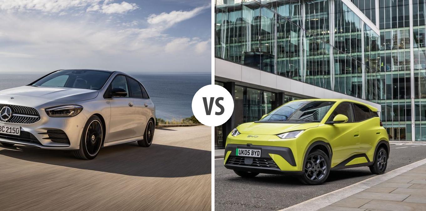 Mercedes B Class vs BYD Dolphin Surf comparatif - différences, prix et ...