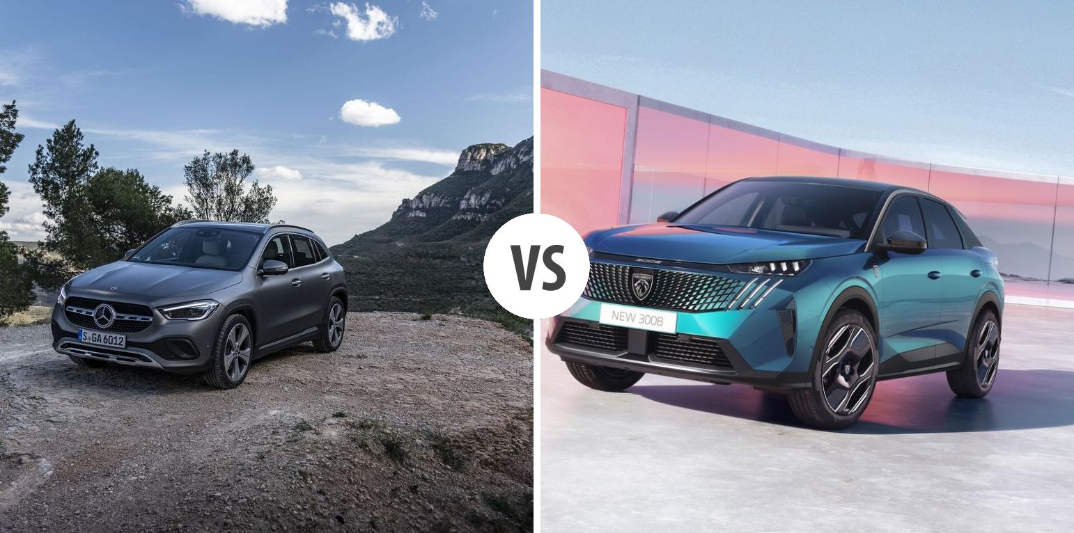 Mercedes GLA vs Peugeot 3008 comparatif - différences, prix et données ...