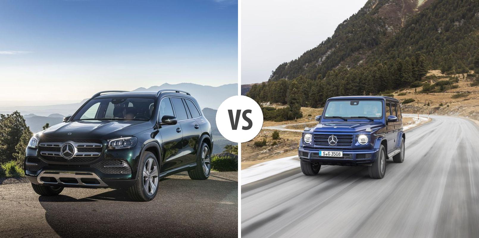 Mercedes GLS vs Mercedes Classe G comparatif - différences, prix et ...