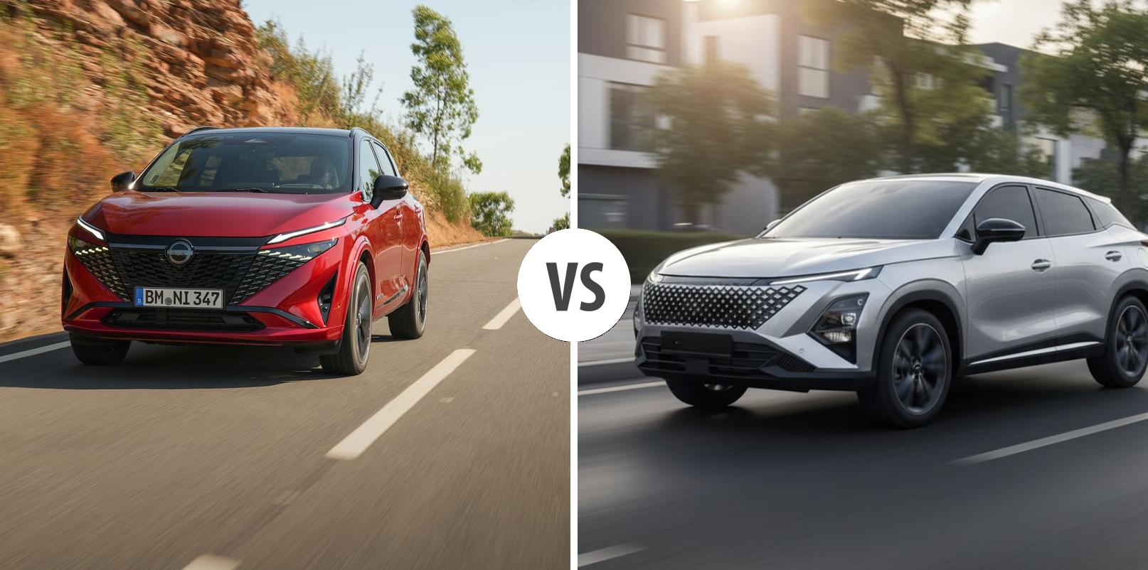 Nissan Qashqai vs Omoda 5 comparatif - différences, prix et données ...
