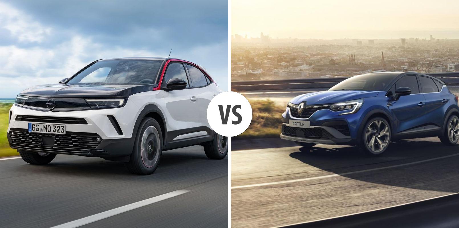 Opel Mokka vs Renault Captur comparatif - différences, prix et données ...