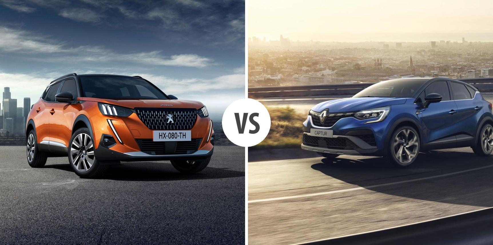 Peugeot 2008 vs Renault Captur – différences et prix comparés