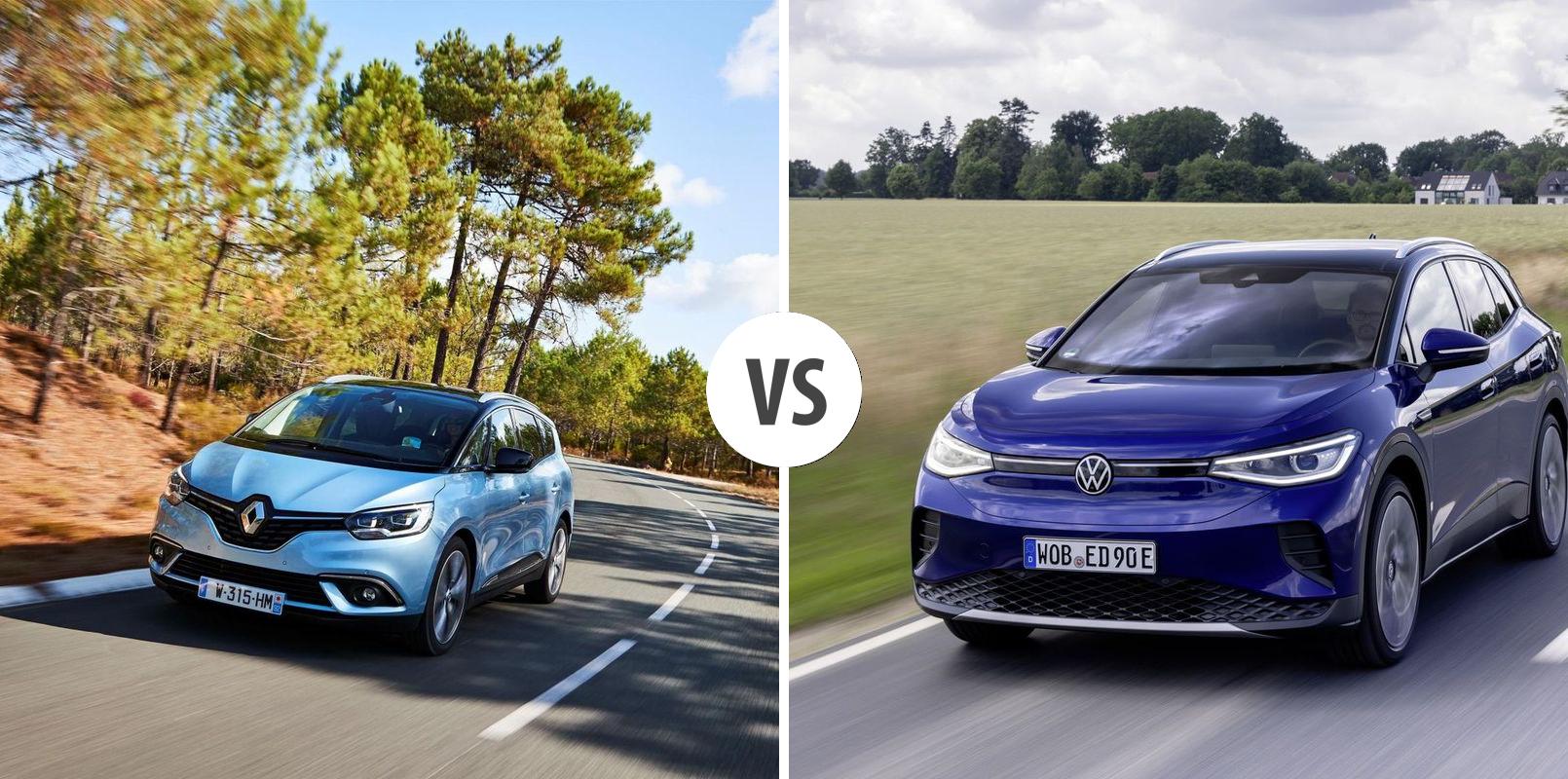 Renault Scénic vs VW ID.4 – différences et prix comparés