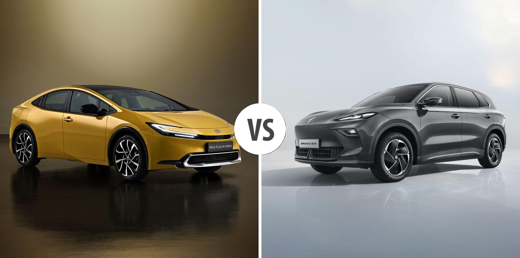 Toyota Prius vs MG MGS5 EV comparatif - différences, prix et données ...