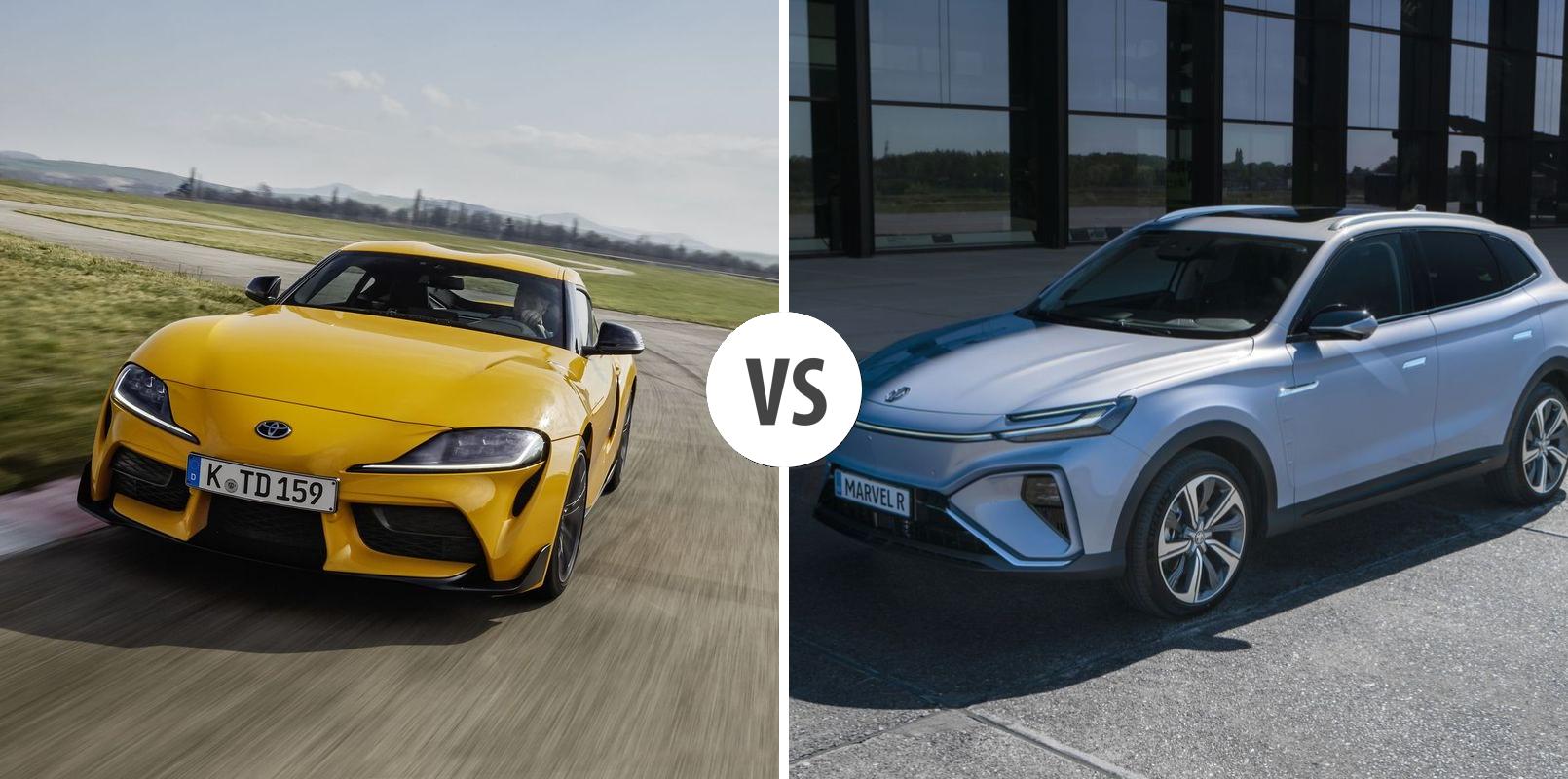 Toyota Supra vs MG Marvel R – Quel modèle offre le meilleur rapport ...