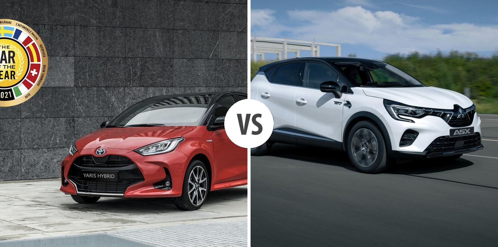 Toyota Yaris vs Mitsubishi ASX – différences et prix comparés